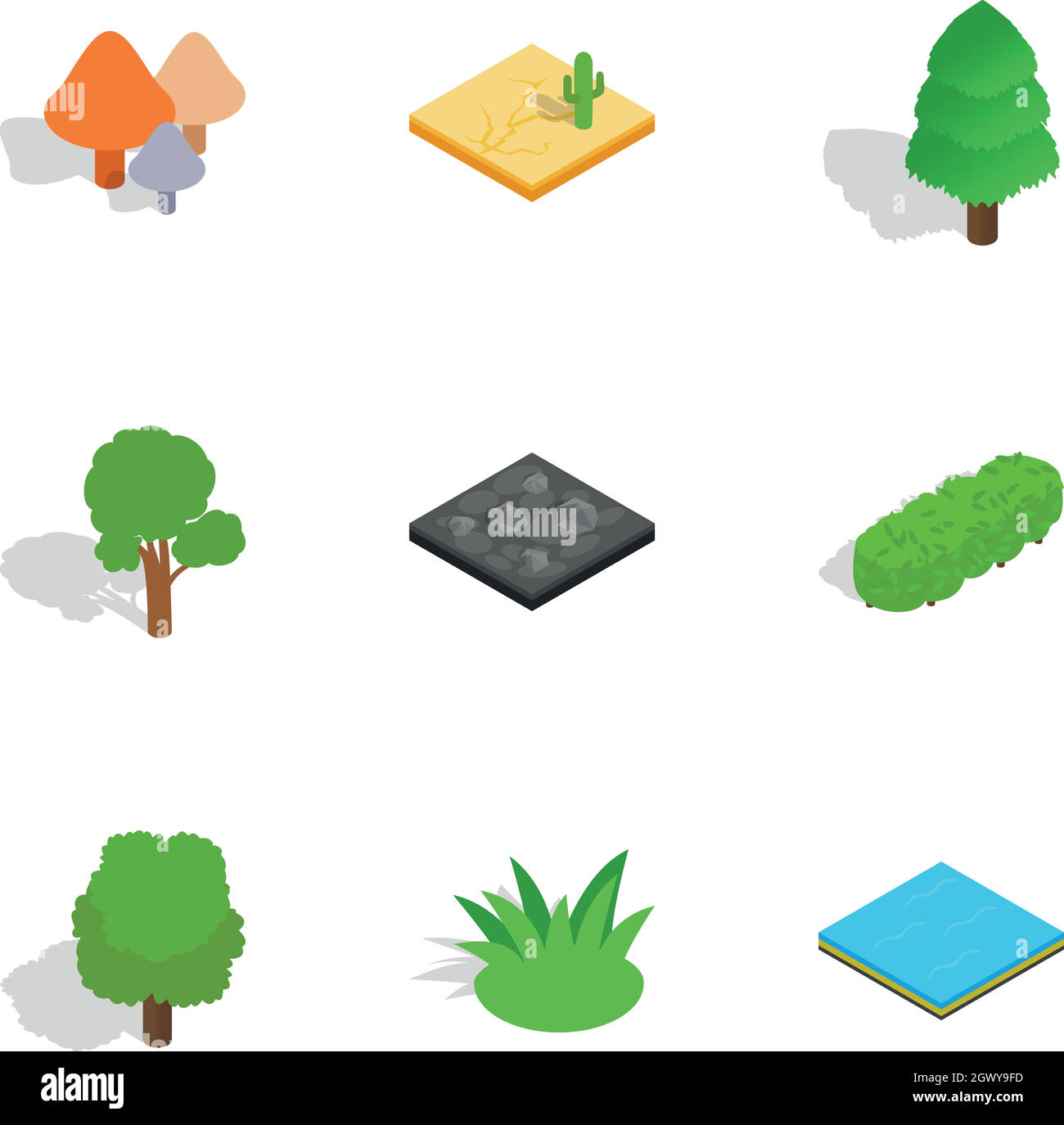 3d illustration landscape hi-res stock photography and images - Alamy