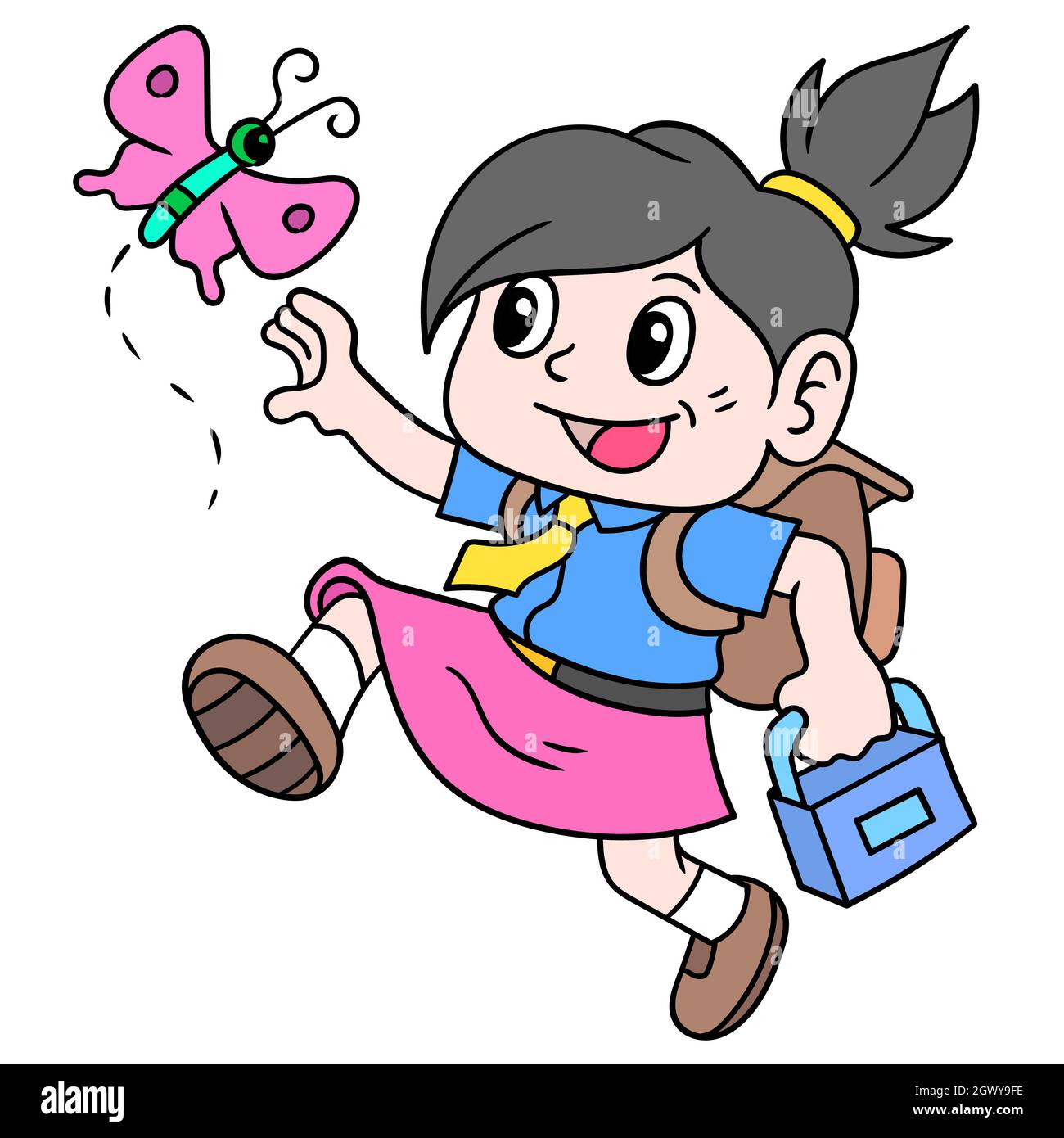 Cute school bags Stock Vector Images - Alamy