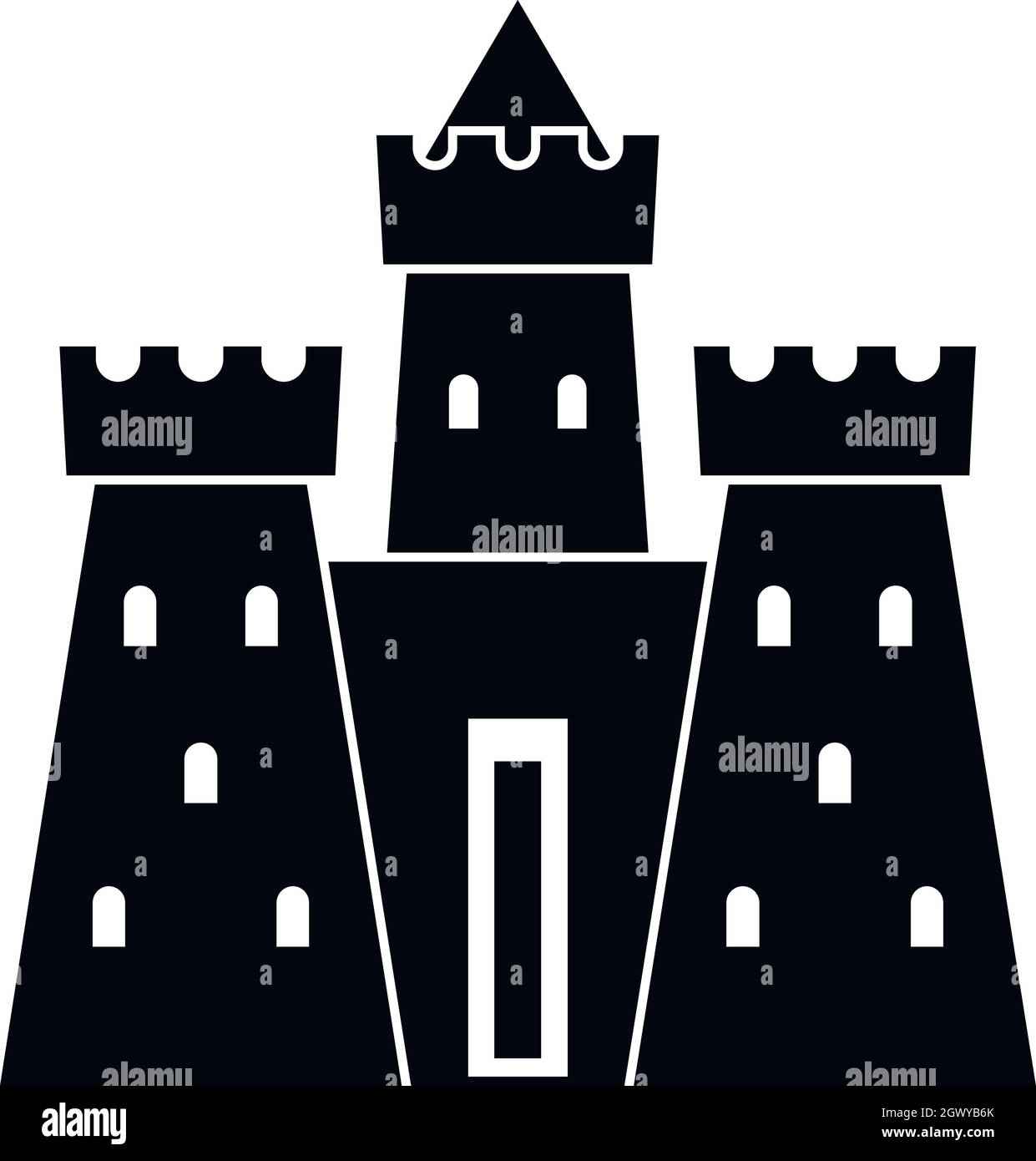 Ancient castle palace icon, simple style Stock Vector Image & Art - Alamy