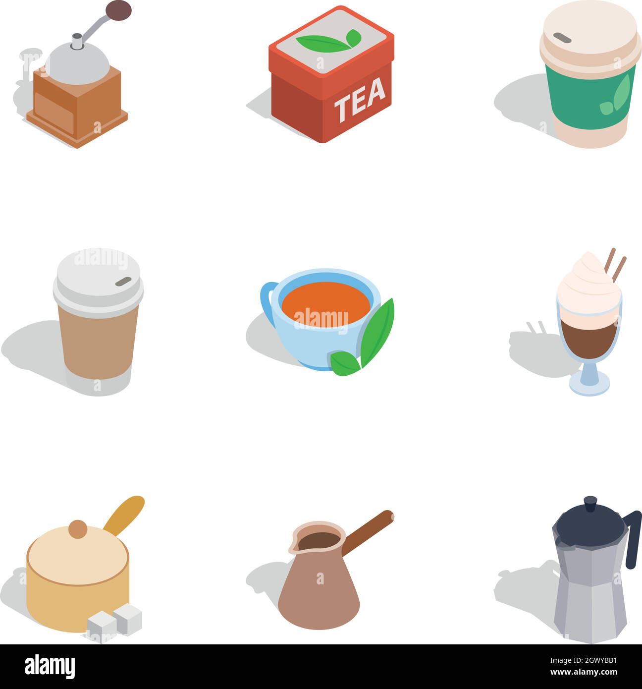 Paper leaf icon isometric Stock Vector Images - Alamy