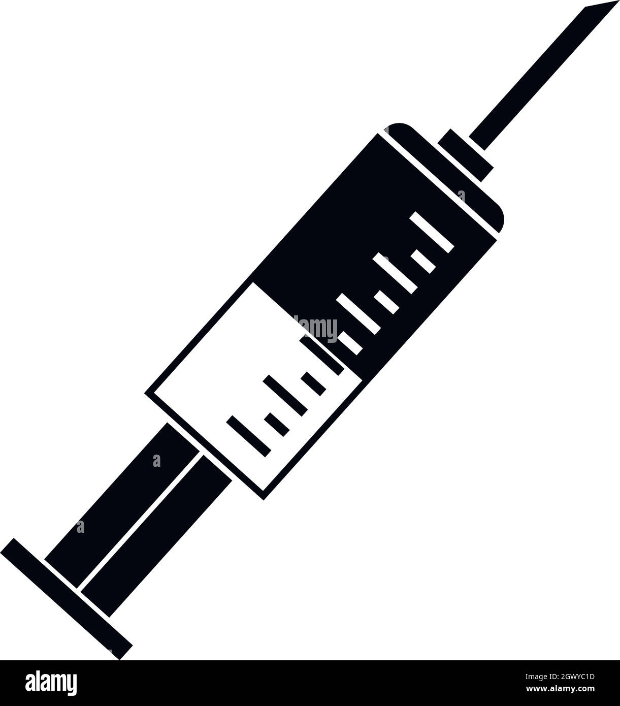 Icon syringe hi-res stock photography and images - Alamy