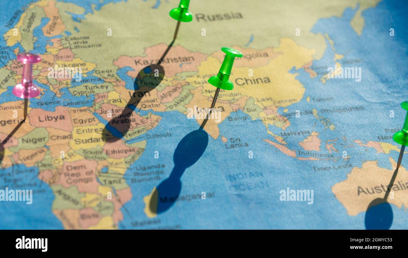 India map pin hi-res stock photography and images - Alamy