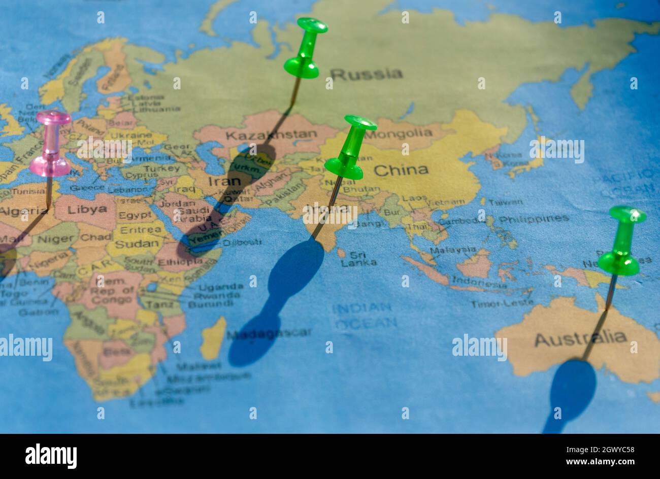 India map pin hi-res stock photography and images - Alamy