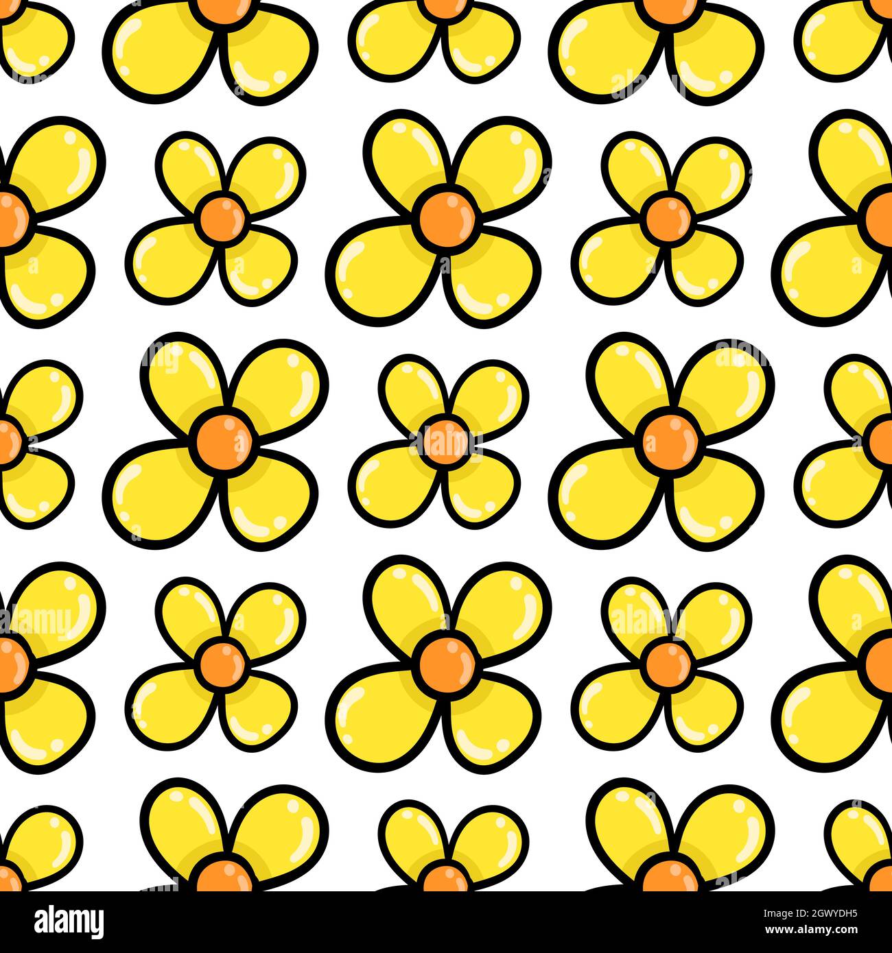sunflower texture seamless pattern textile print Stock Vector Image ...