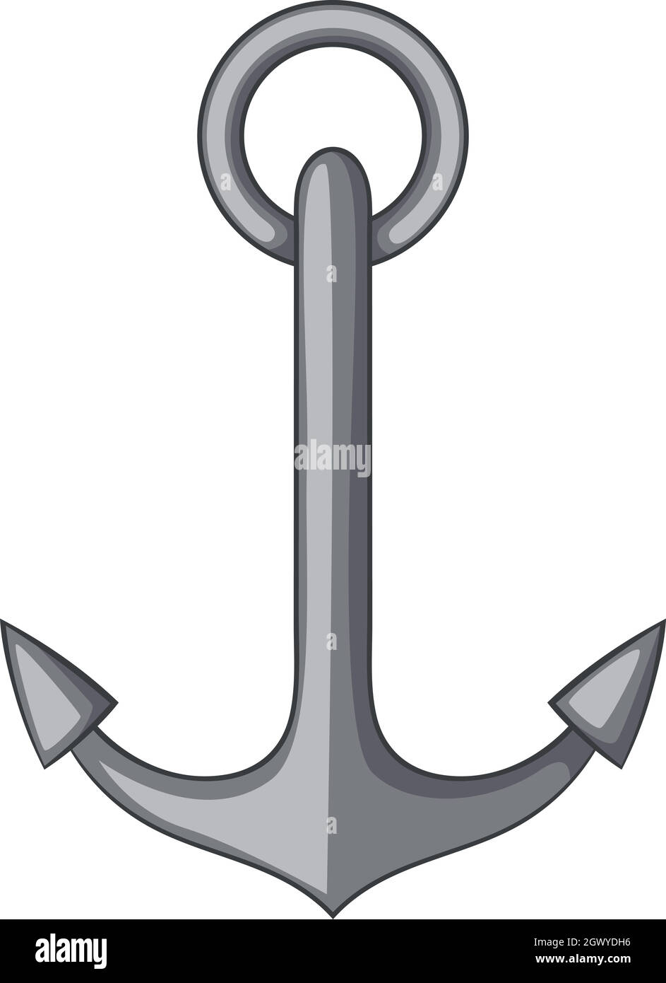 Anchor icon, cartoon style Stock Vector Image & Art - Alamy