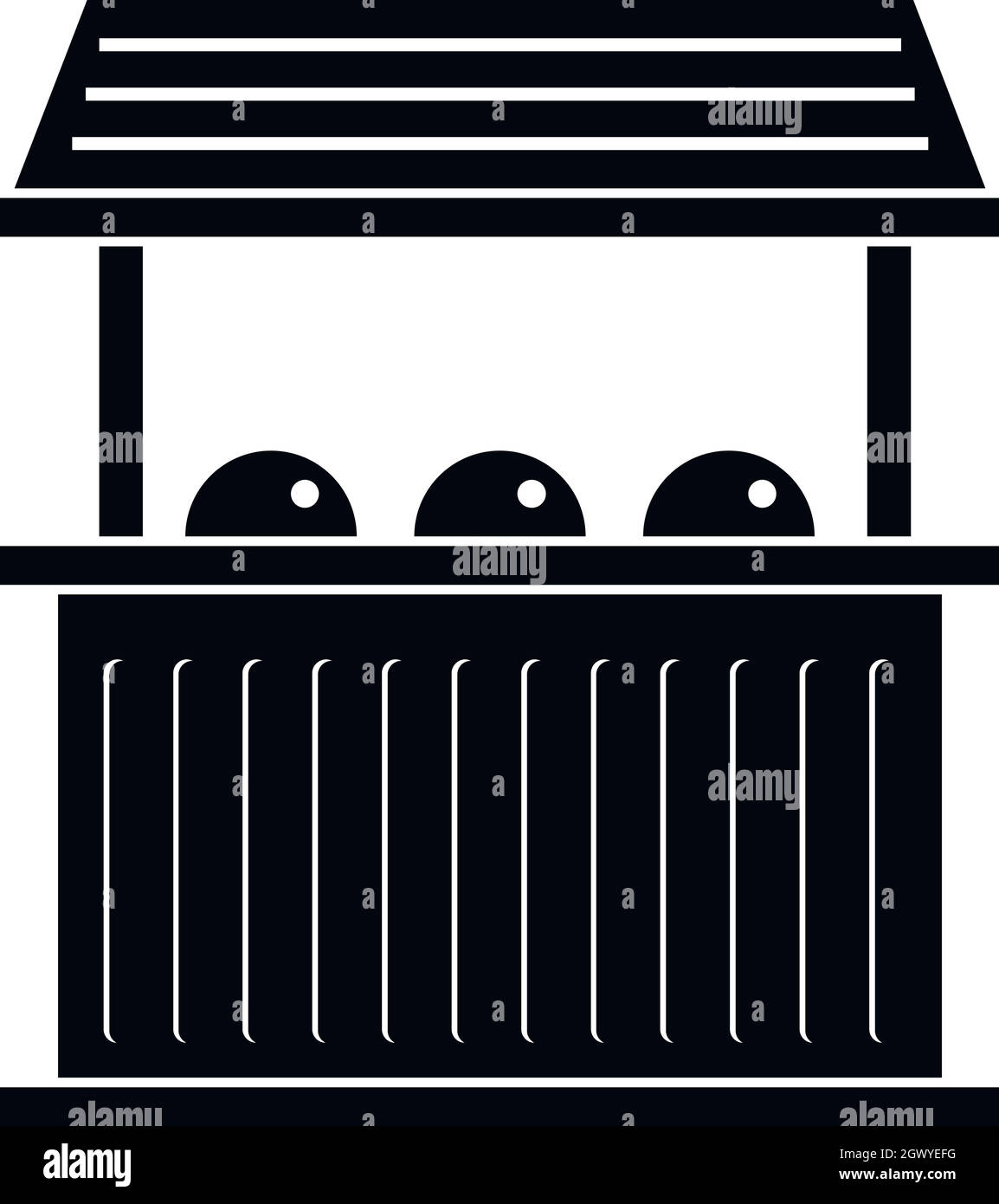 Carnival fair booth icon, simple style Stock Vector Image & Art - Alamy