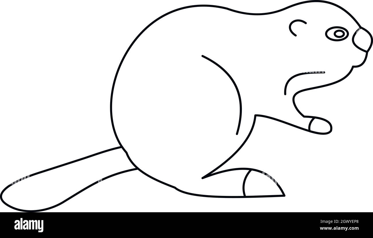 Tail of muskrat Stock Vector Images - Alamy