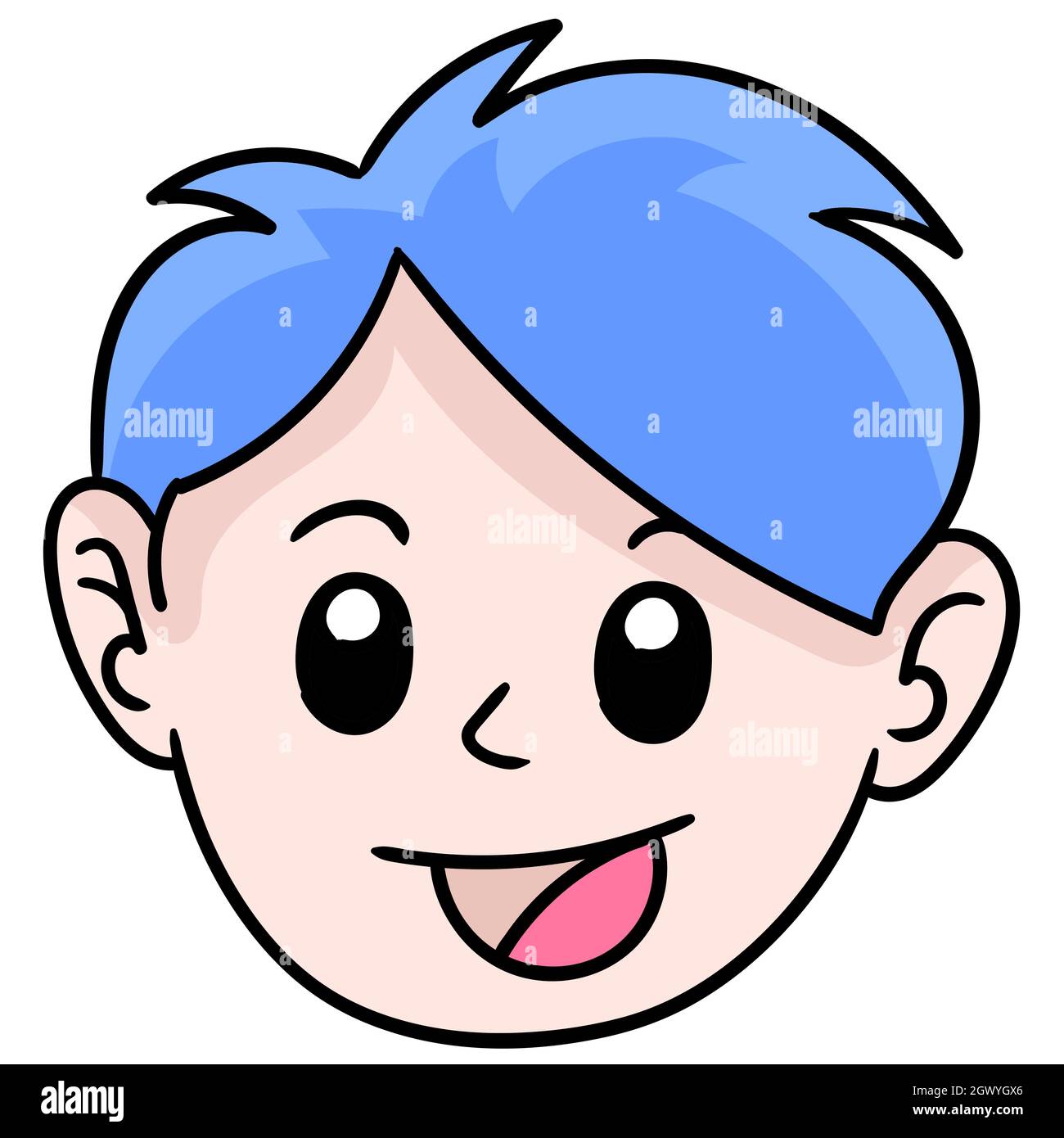 Smiling handsome icon boy hi-res stock photography and images - Alamy