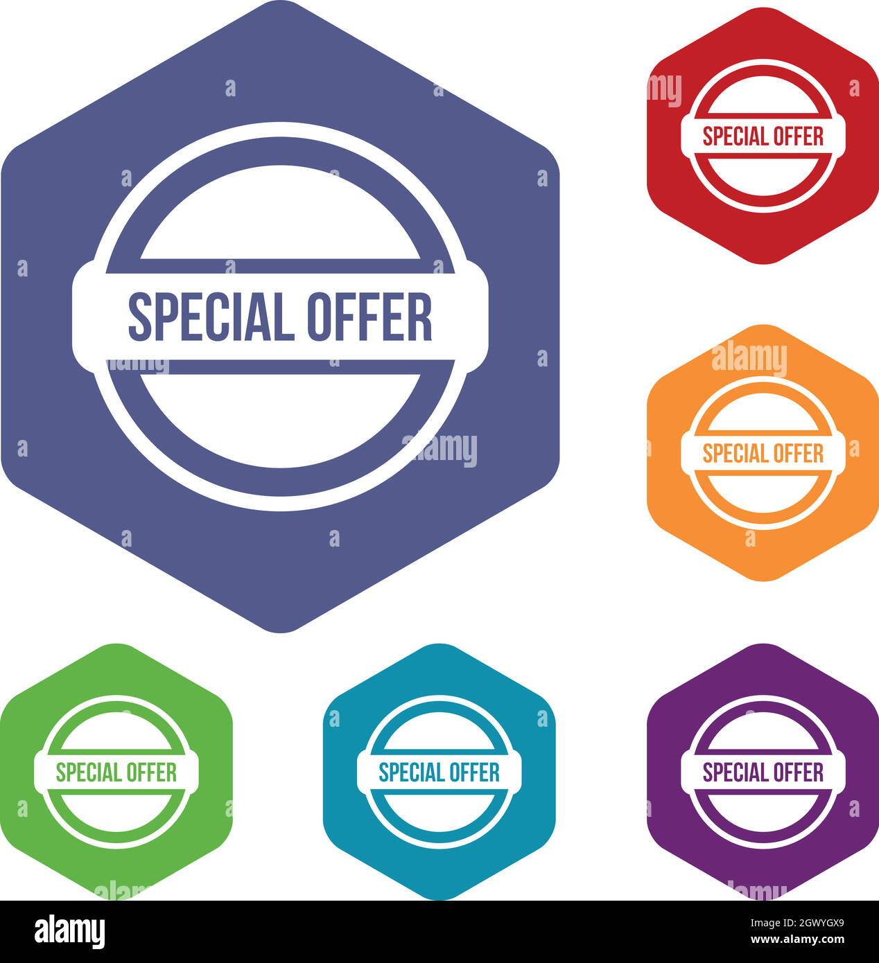 Award icons circle set Stock Vector Images - Alamy