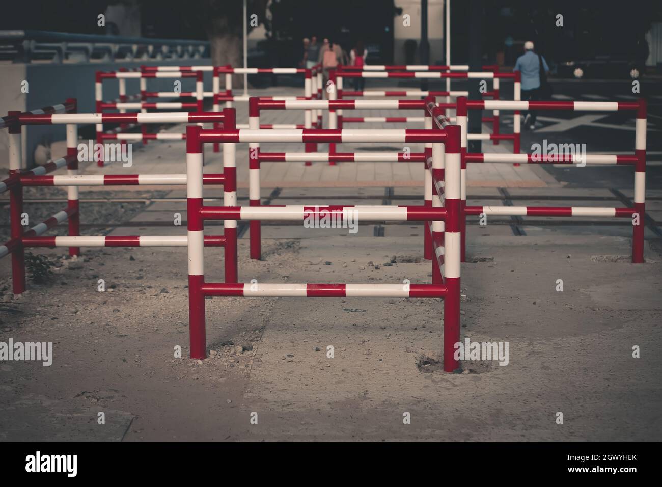 Barricade of tables and chairs hi-res stock photography and images - Alamy