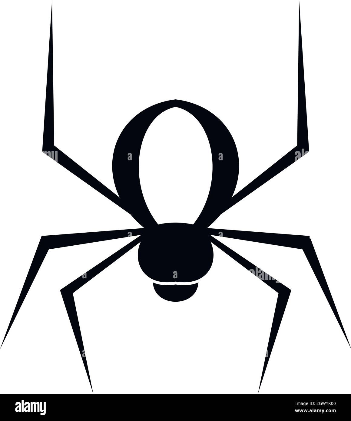 Spider icon, simple style Stock Vector Image & Art - Alamy