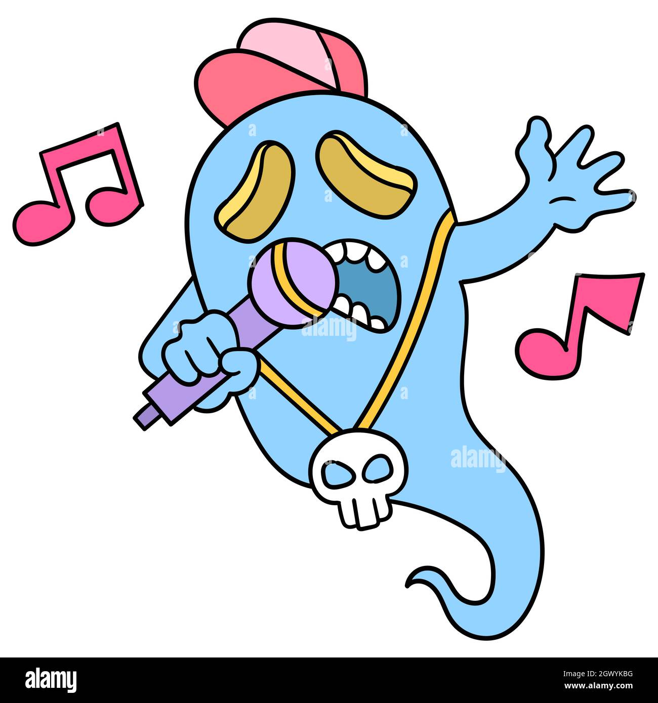 Ghost song Stock Vector Images - Alamy