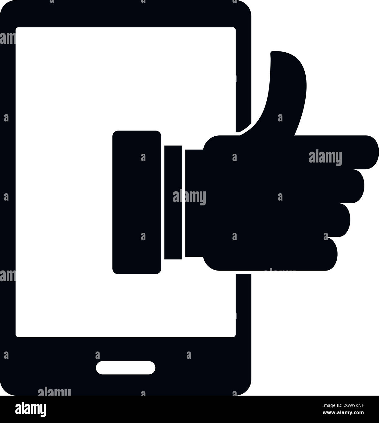 Super phone icon, simple style Stock Vector Image & Art - Alamy