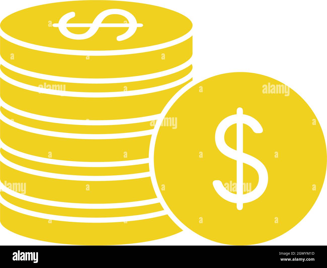 Money stack silhouette hi-res stock photography and images - Alamy
