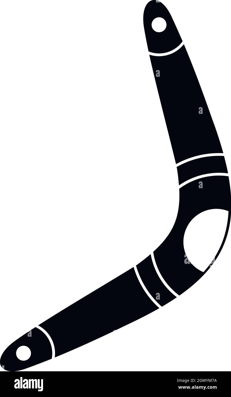 Boomerang icon, simple style Stock Vector Image & Art - Alamy