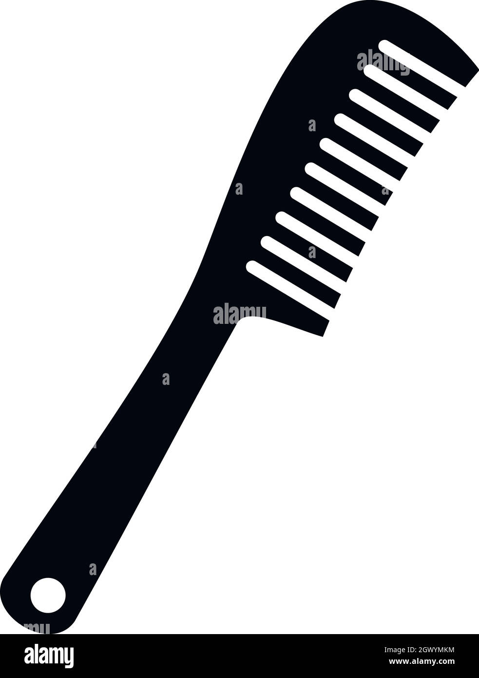 Comb icon, simple style Stock Vector Image & Art - Alamy
