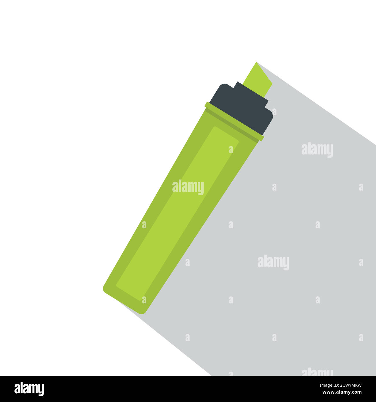 Marker icon, flat style Stock Vector Image & Art - Alamy