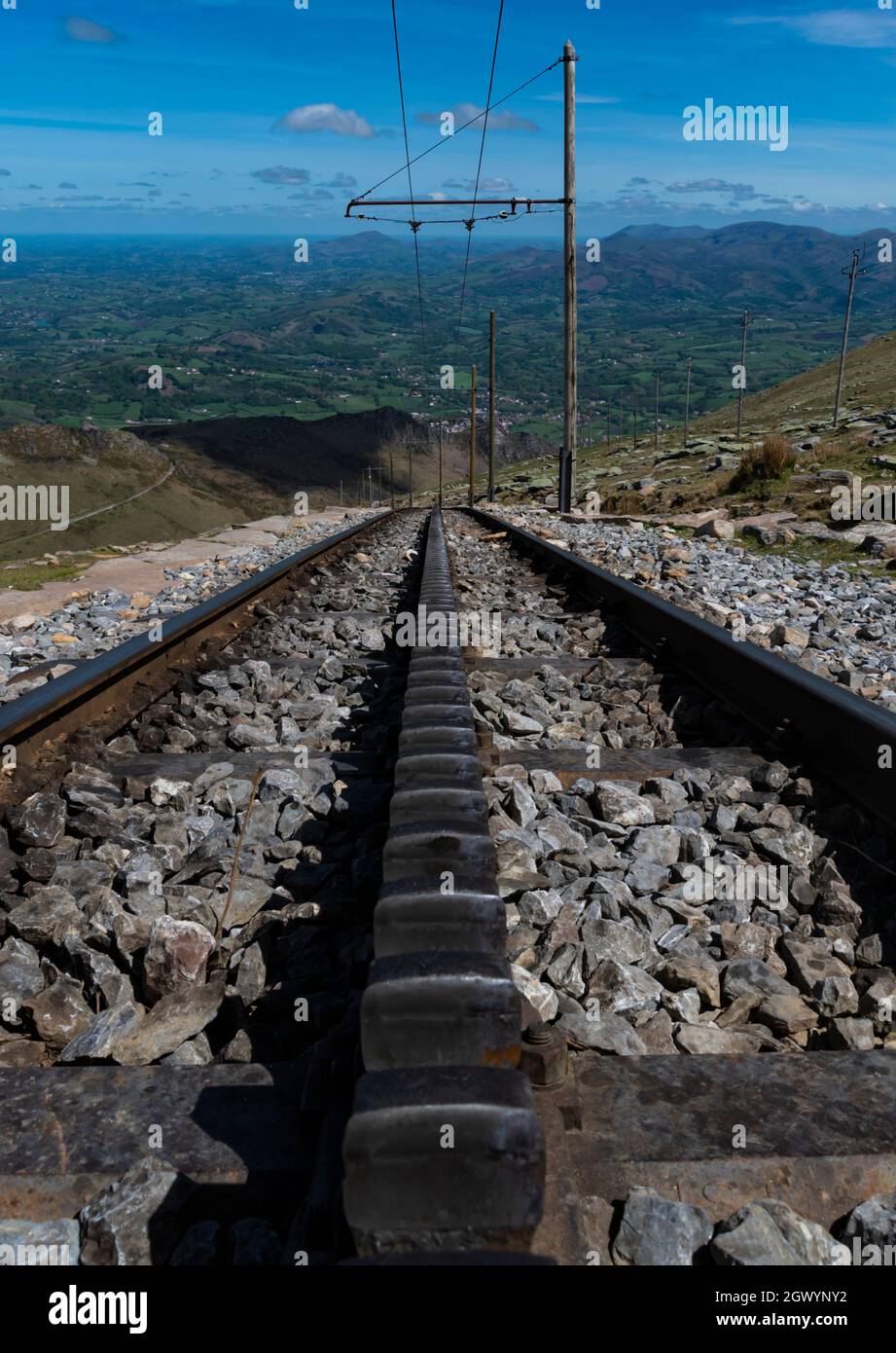 Funicular Railway At La Rhune Stock Photo - Alamy
