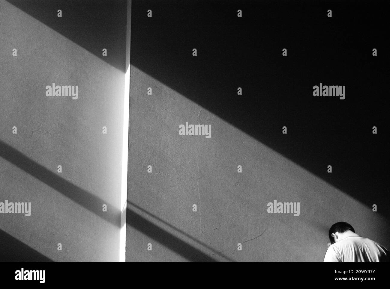 Shadow sadness Black and White Stock Photos & Images - Alamy