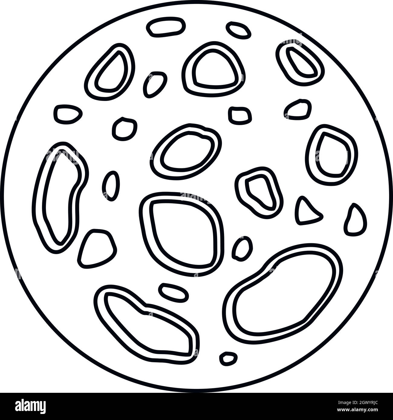 Dead planet icon, outline style Stock Vector Image & Art - Alamy