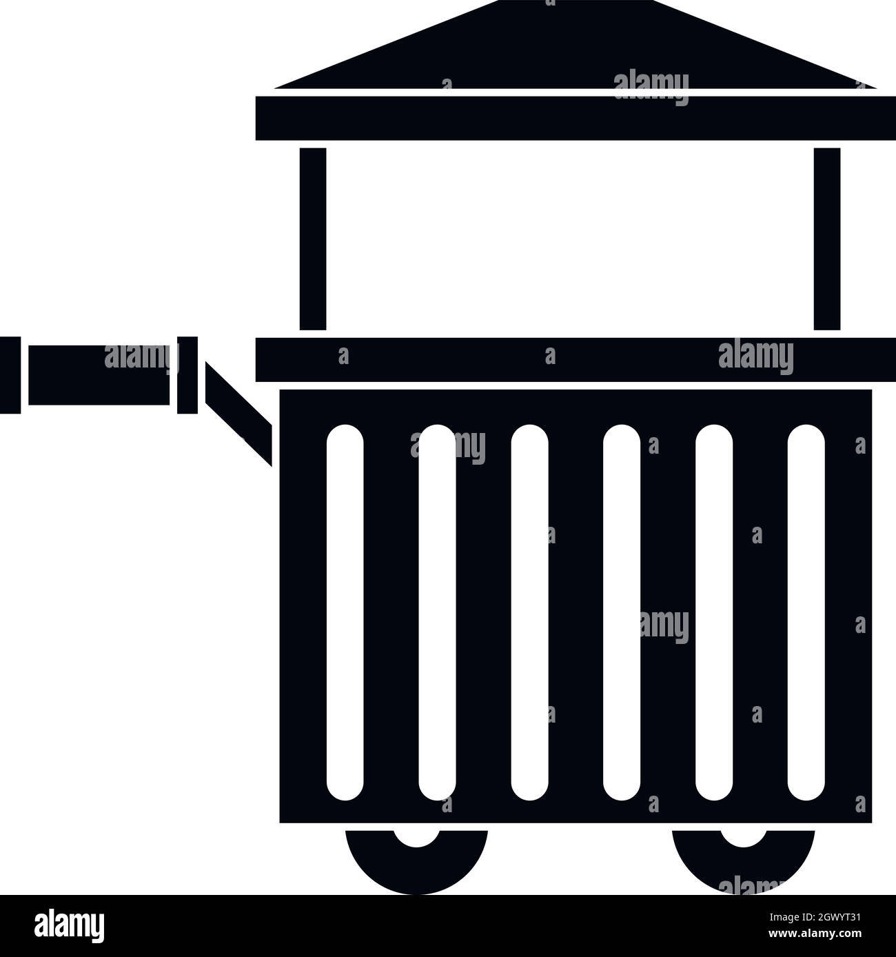 Street market icon Cut Out Stock Images & Pictures - Alamy