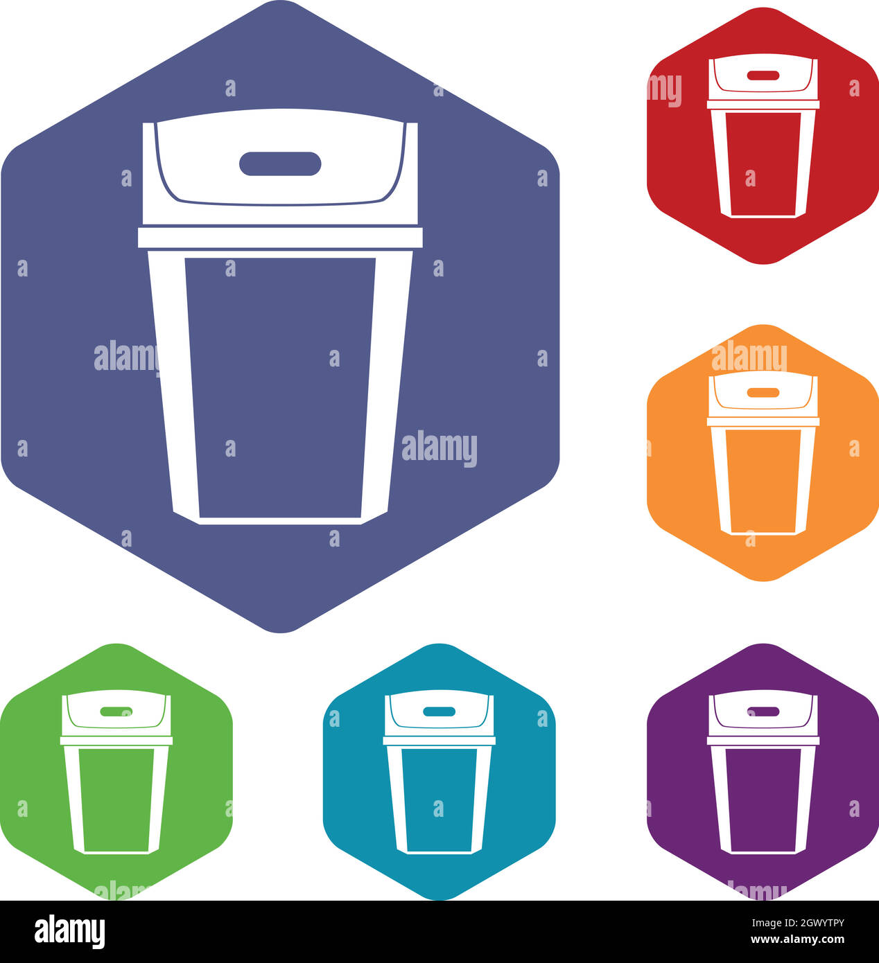 Big garbage Stock Vector Images - Alamy