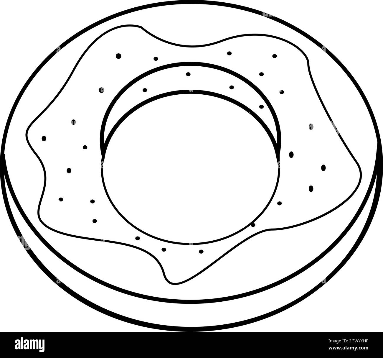 Illustration donut Stock Vector Images - Alamy
