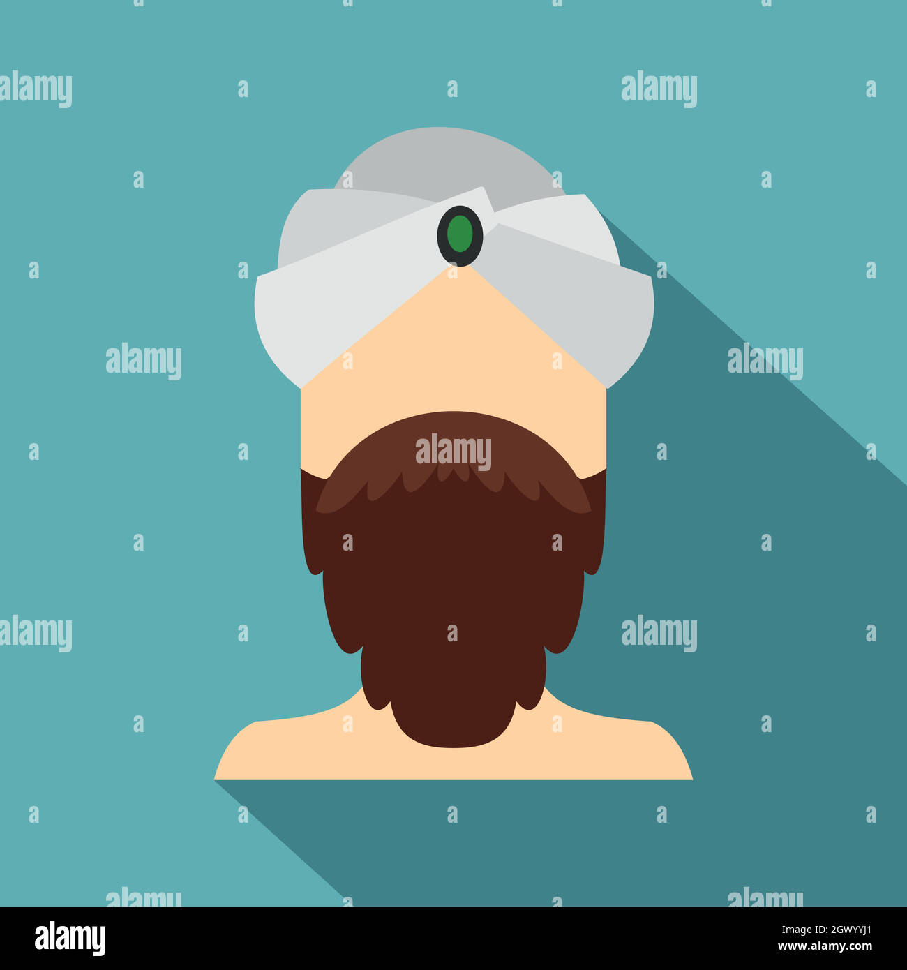 Old man wearing traditional tribal Stock Vector Images - Alamy