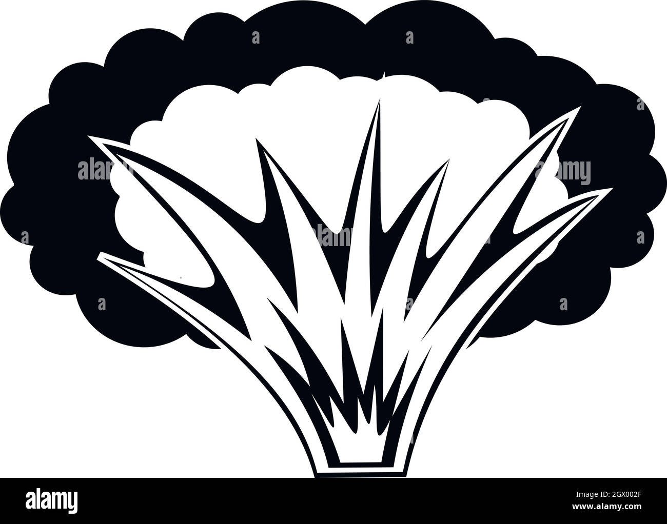 Atomical explosion icon, simple style Stock Vector Image & Art - Alamy