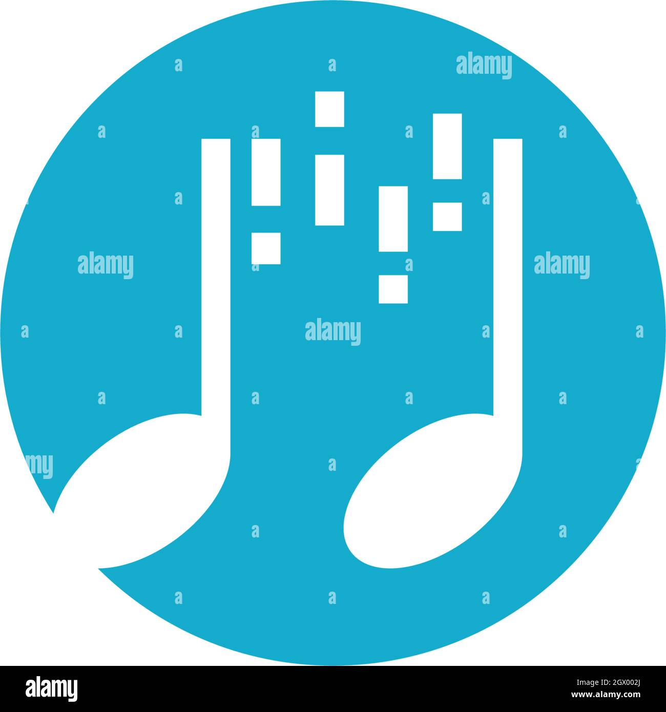 Music note Icon Vector template Stock Vector Image & Art - Alamy