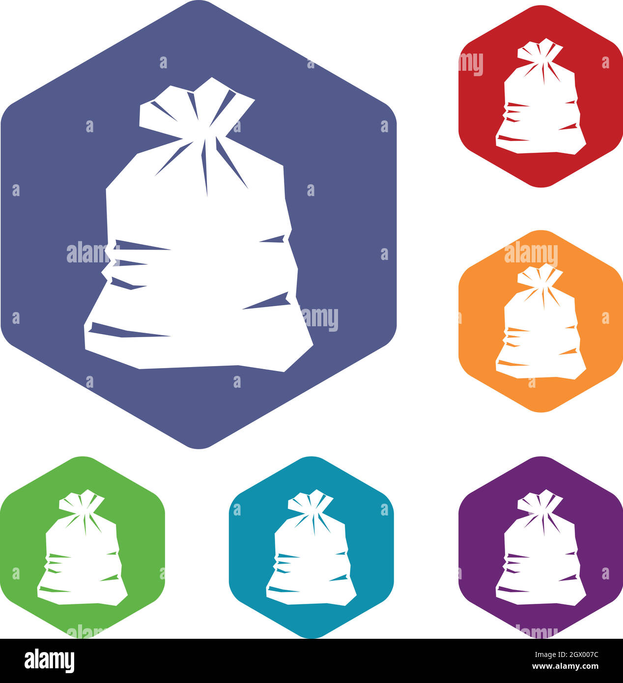 Tied bag Stock Vector Images - Alamy