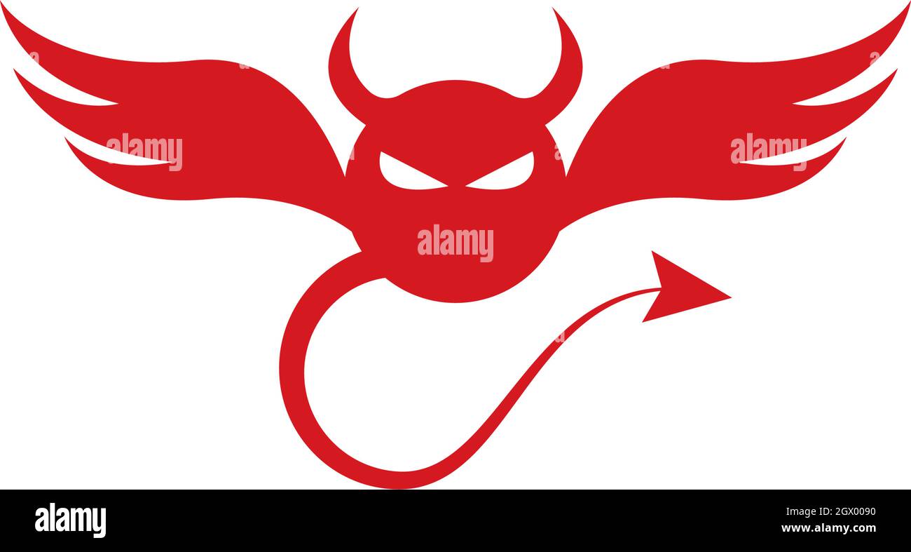 Devil logo vector icon template Stock Vector Image & Art - Alamy