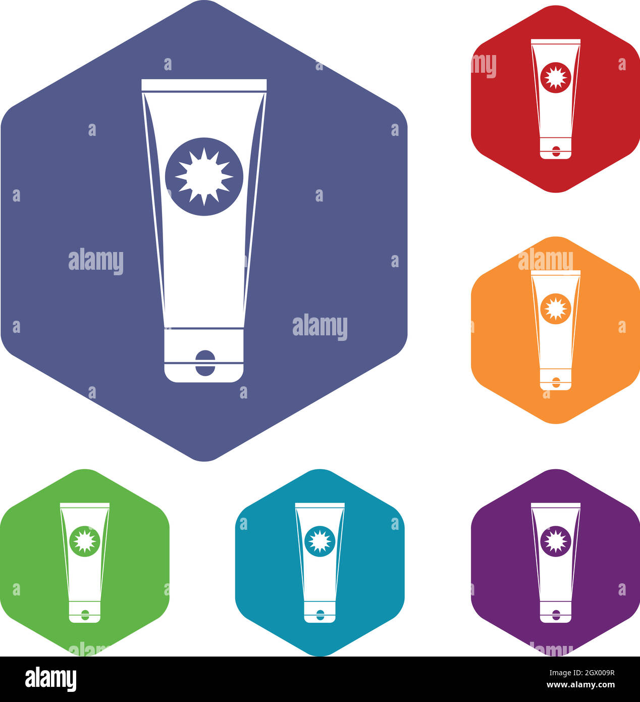 Sunscreen icons set Stock Vector Image & Art - Alamy