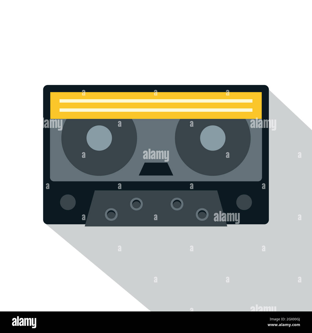 Analog audio tape cassette Stock Vector Images - Alamy