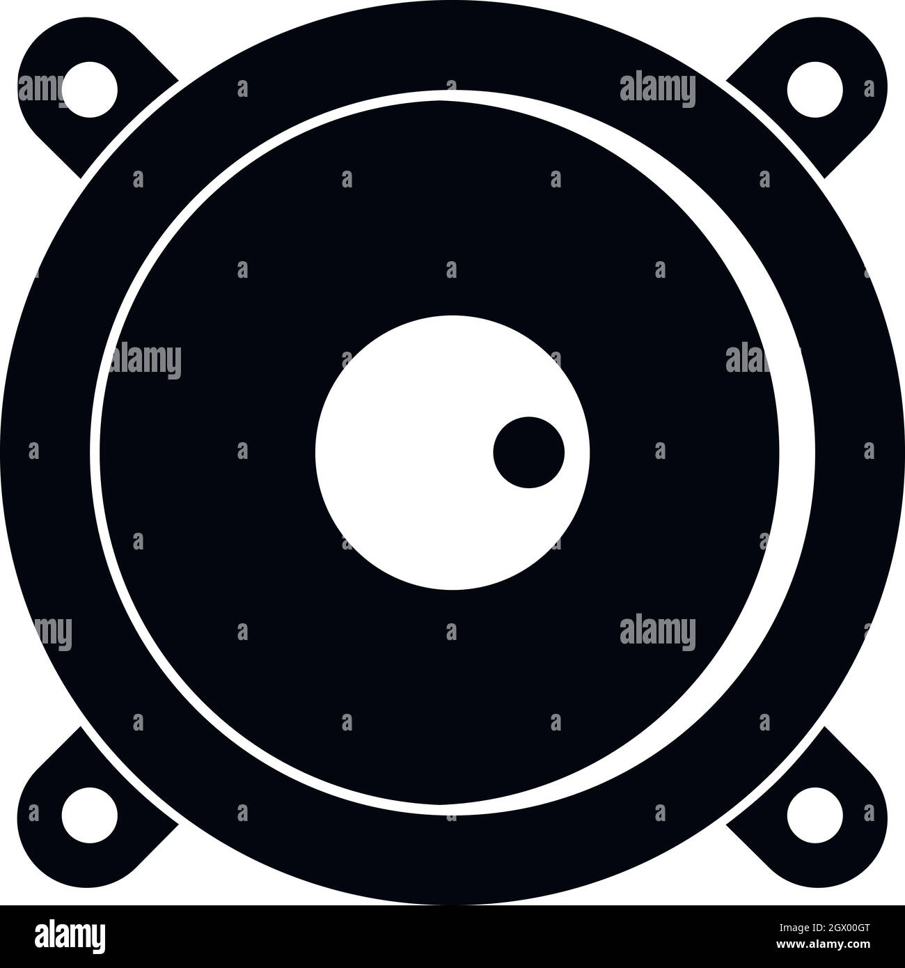 Audio speaker icon, simple style Stock Vector Image & Art - Alamy