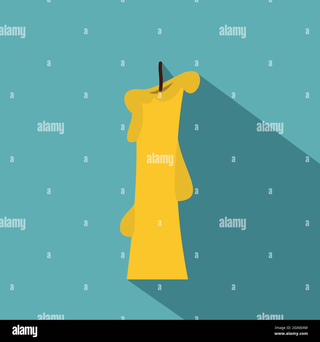 Church candle icon, flat style Stock Vector Image & Art - Alamy