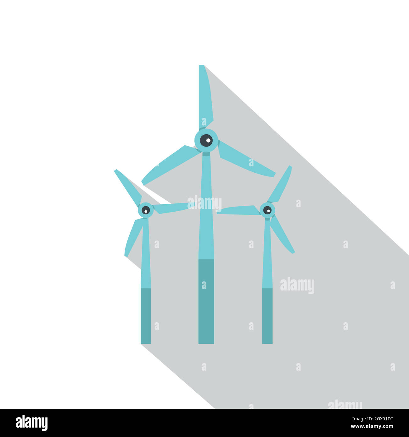 Electricity generation windmill Stock Vector Images - Alamy