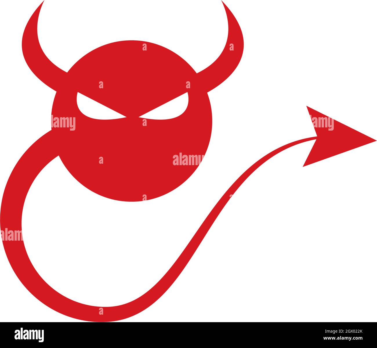 Devil logo vector icon template Stock Vector Image & Art - Alamy