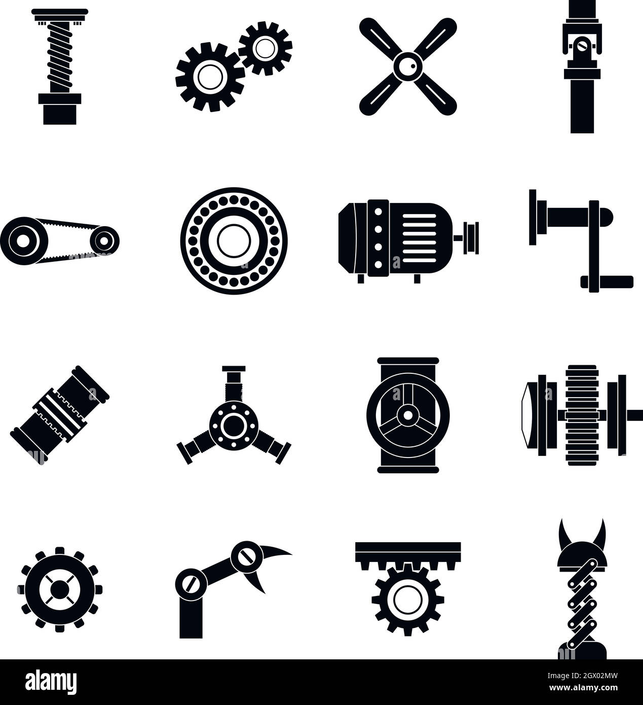 Robot mechanisms and gears Cut Out Stock Images & Pictures - Alamy