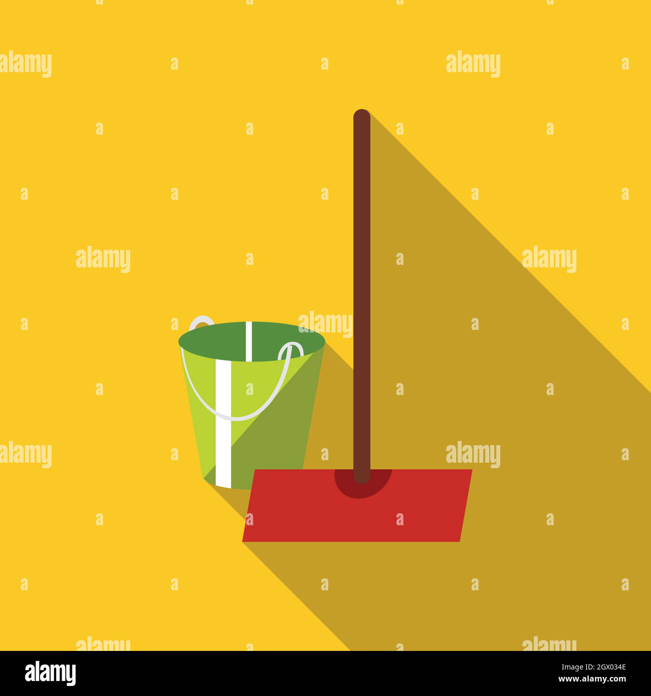 Mop bucket sign hi-res stock photography and images - Alamy