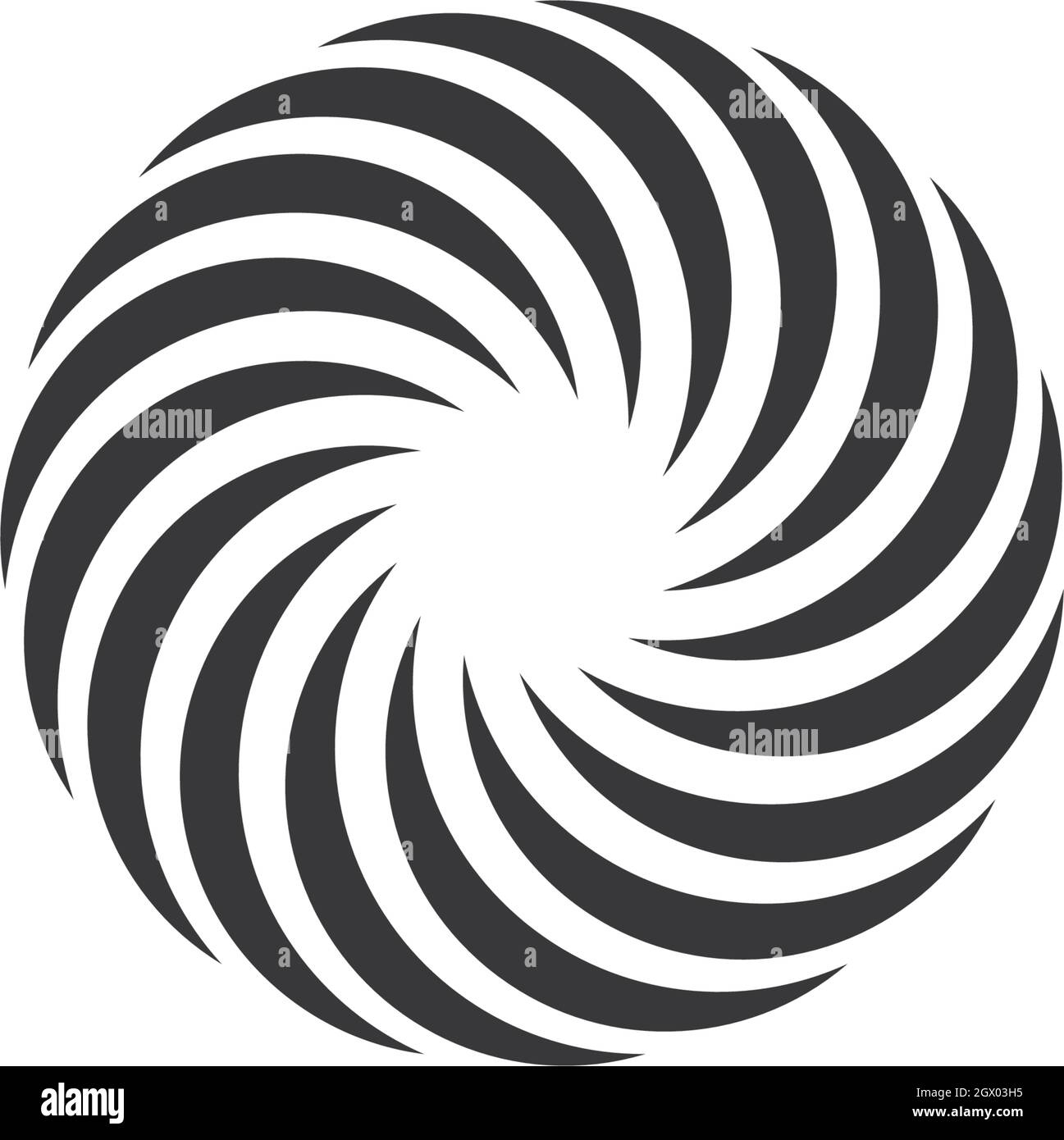 Business logo, vortex, wave and spiral icon vector template Stock ...