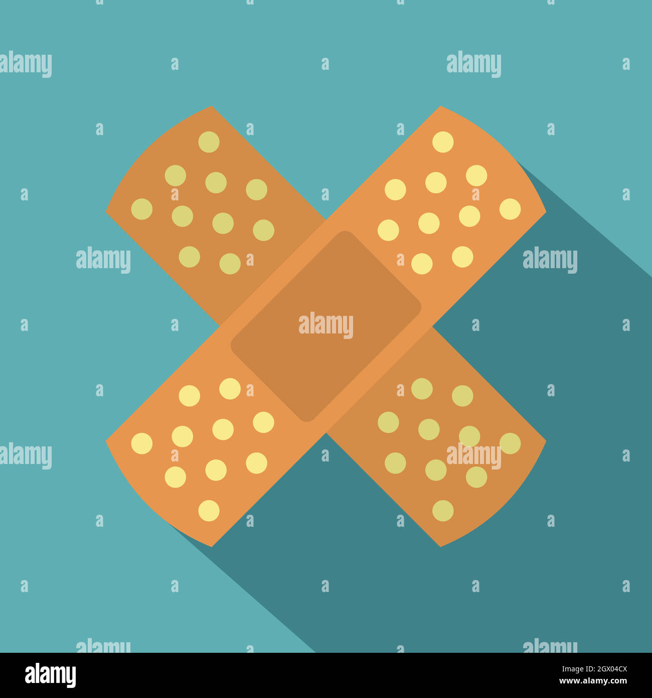 Patch icon, flat style Stock Vector Image & Art - Alamy
