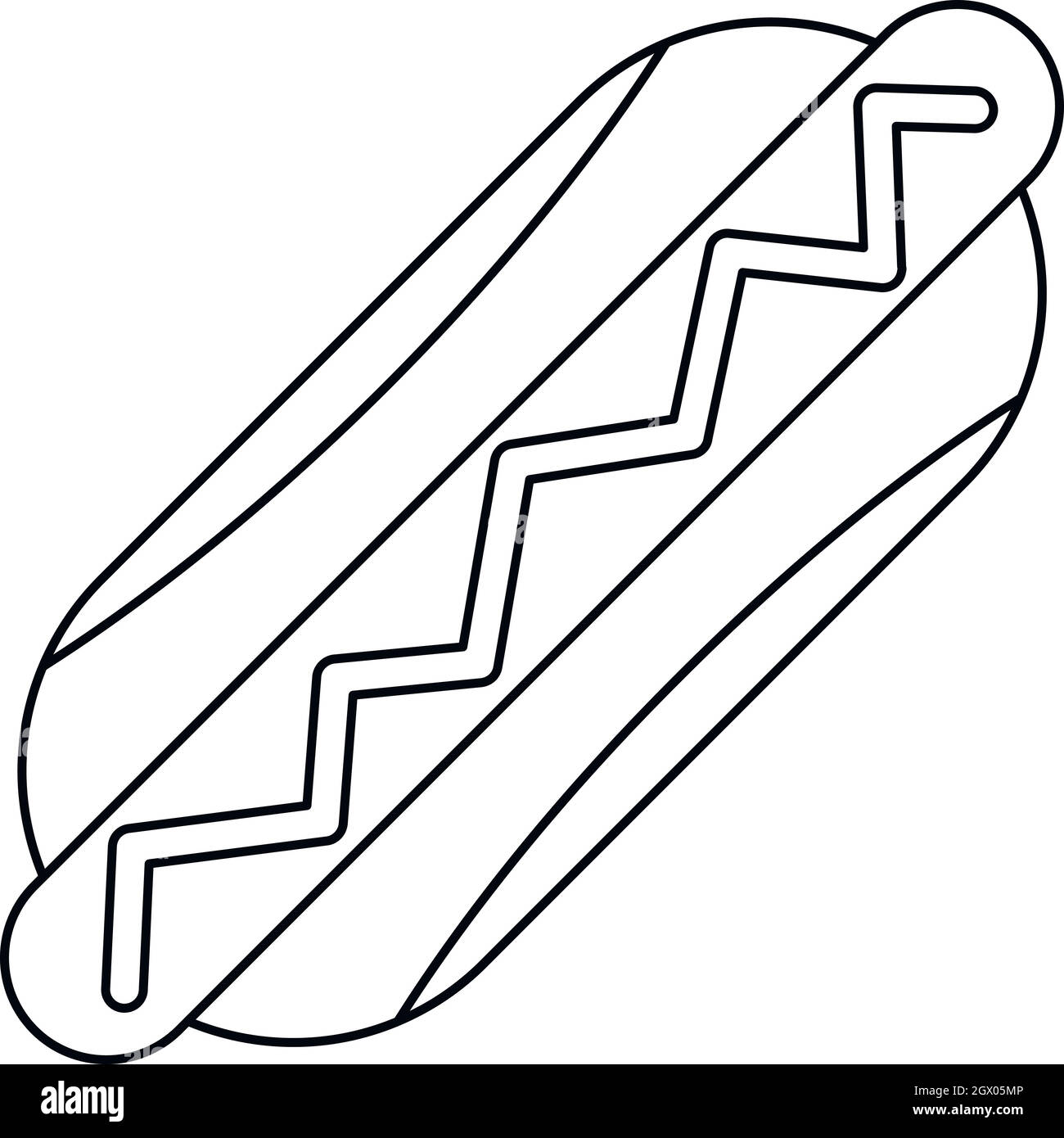 Hotdog hot dog Stock Vector Images - Alamy