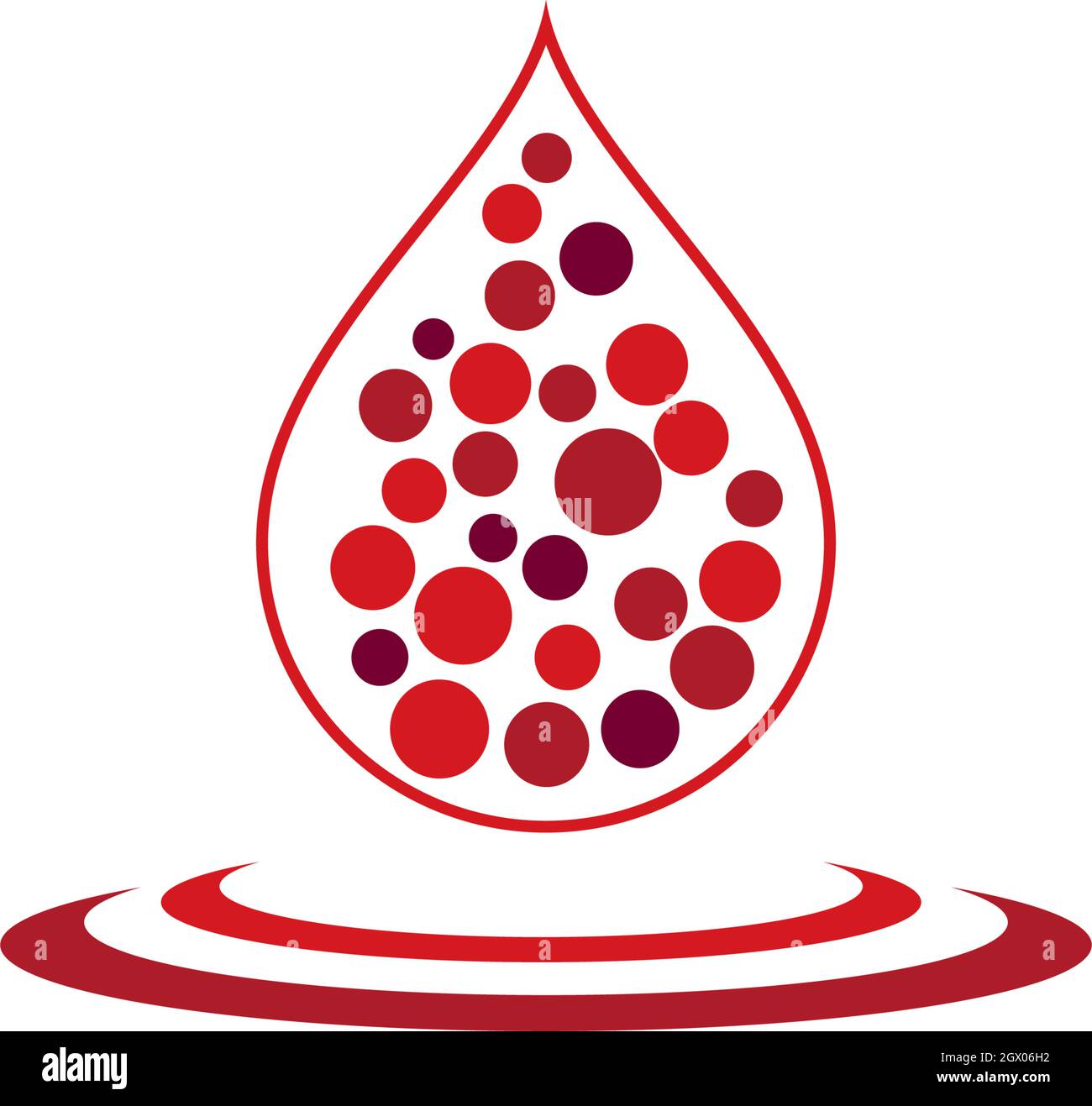 Blood logo icon vector template Stock Vector Image & Art - Alamy
