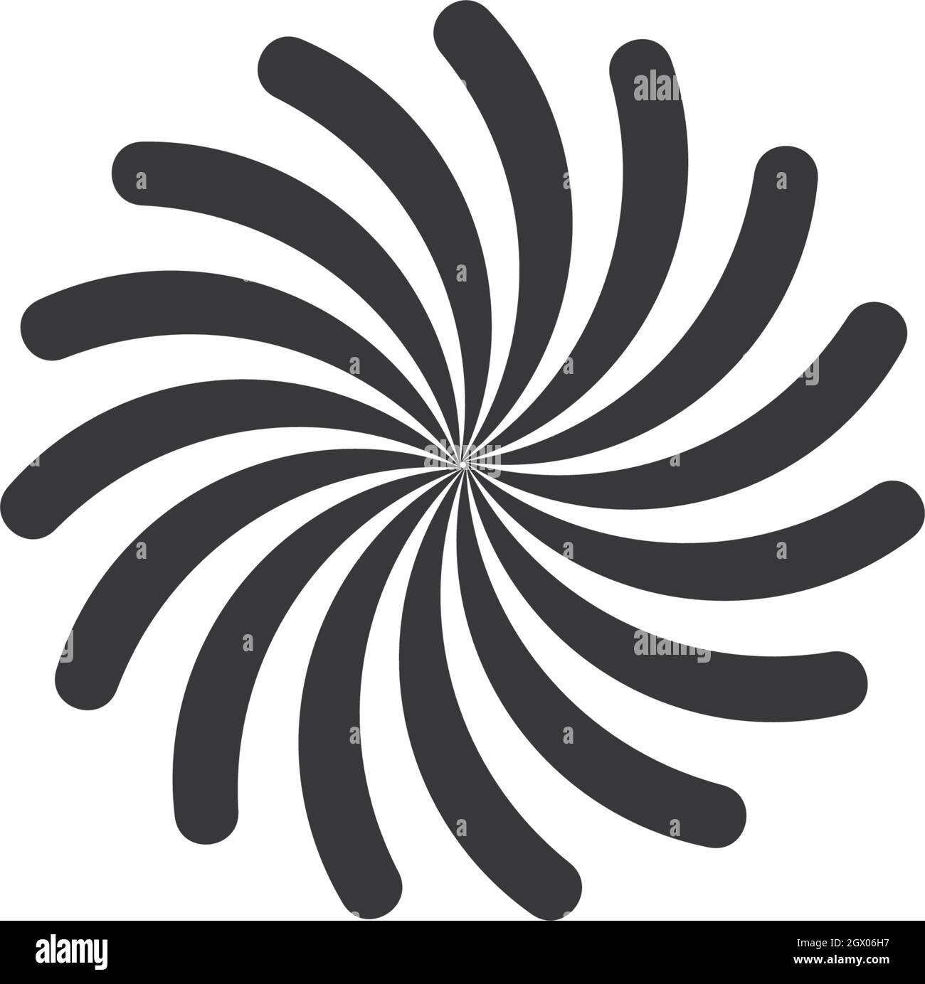 Business logo, vortex, wave and spiral icon vector template Stock ...