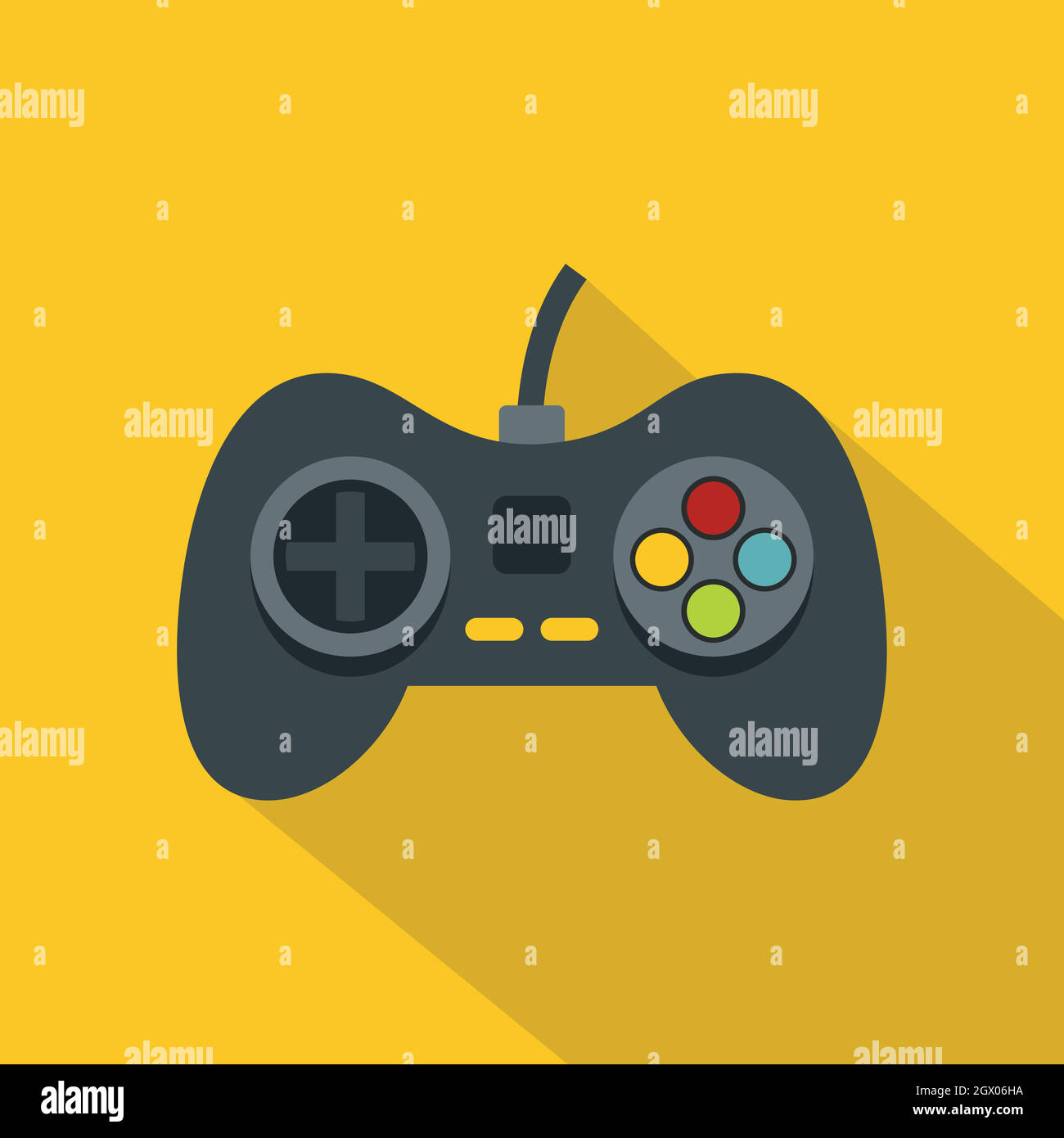 Video game controller icon, flat style Stock Vector Image & Art - Alamy