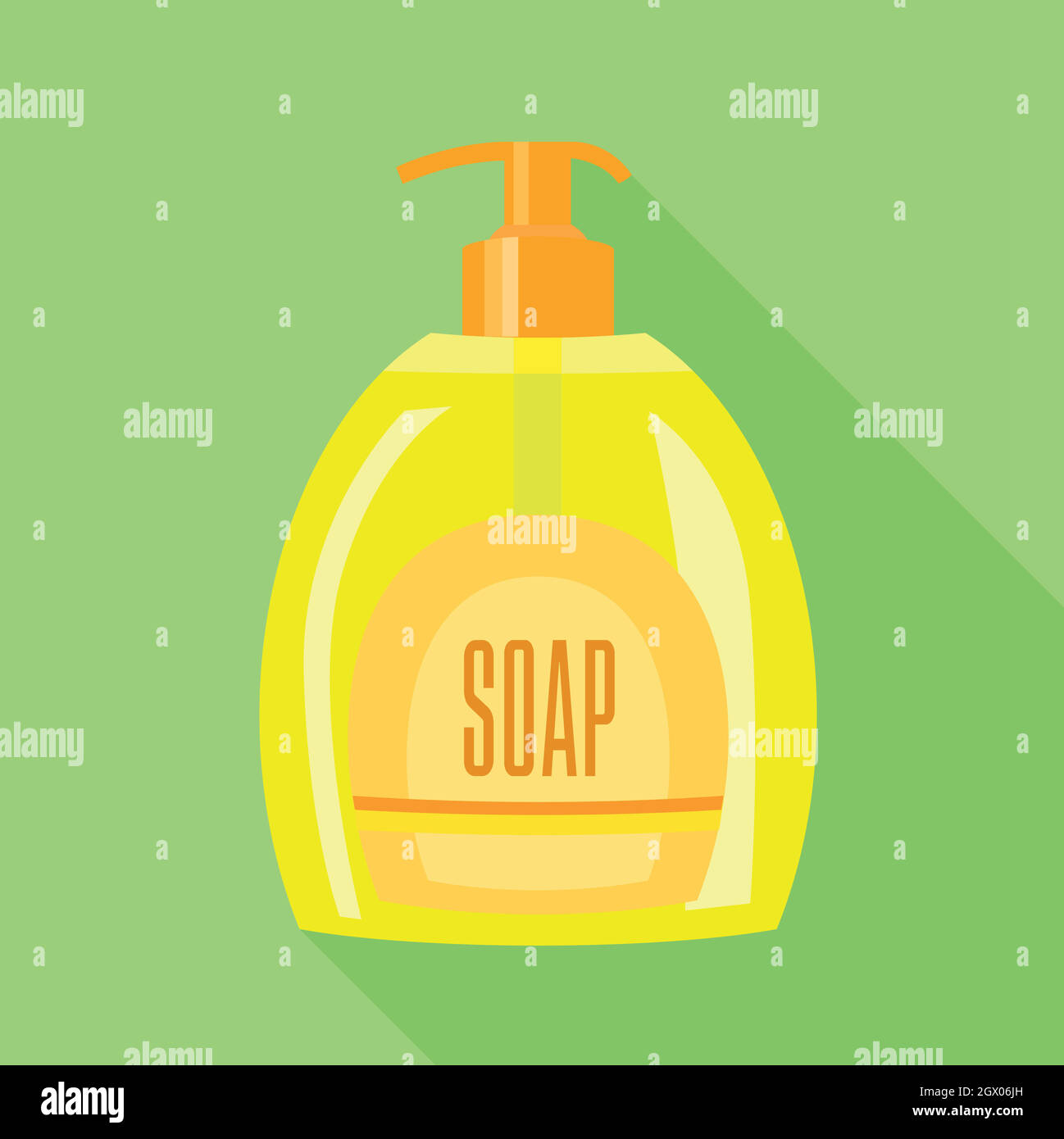 Soap icon, flat style Stock Vector Image & Art - Alamy