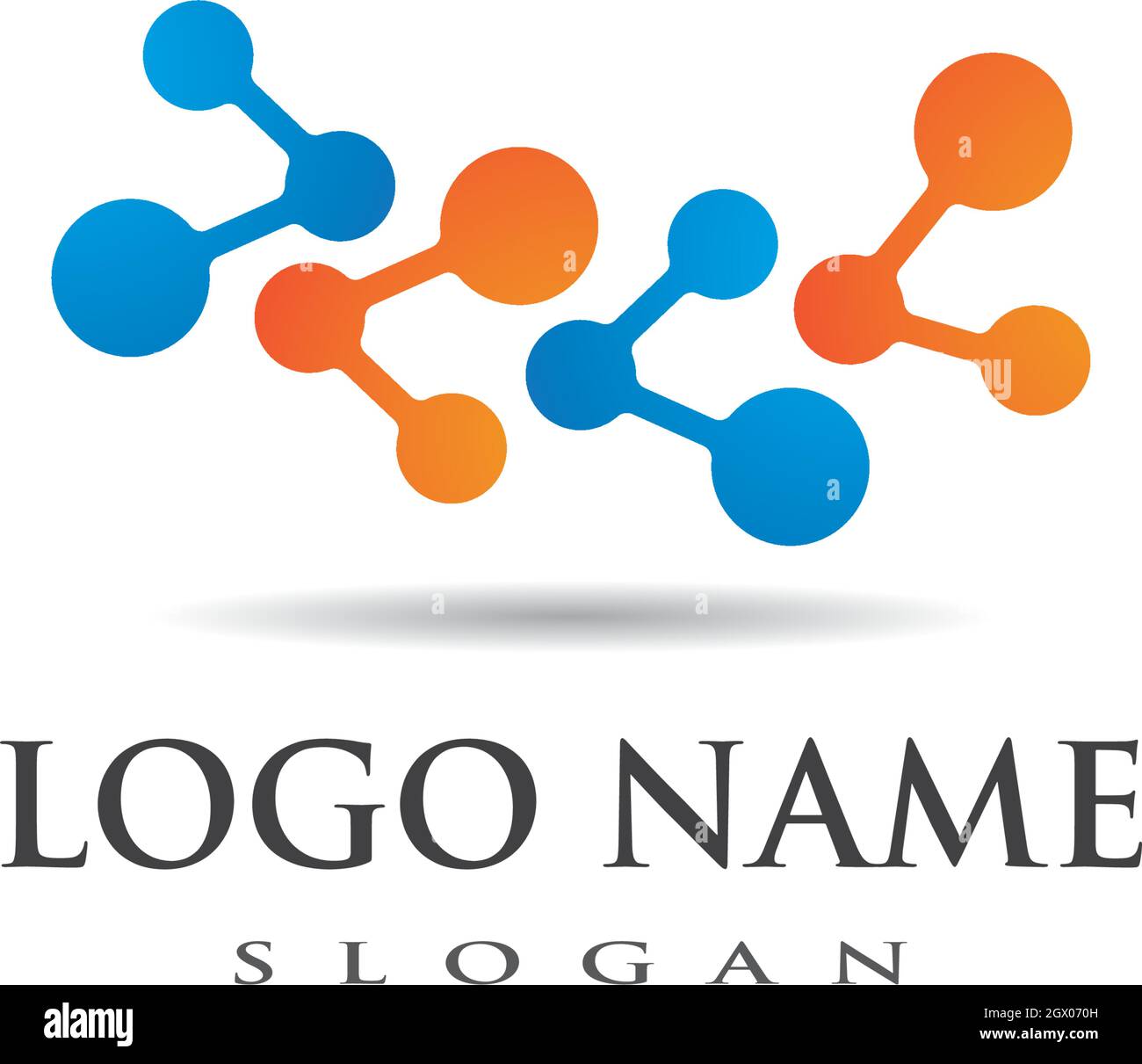molecule logo vector icon template Stock Vector Image & Art - Alamy