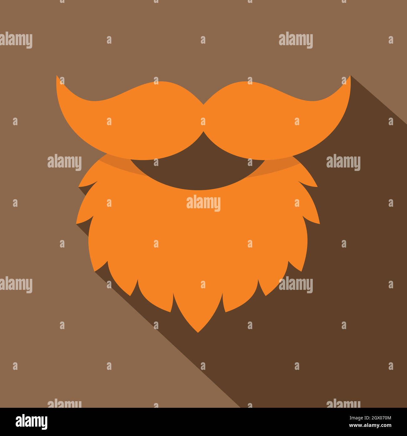 Red hair beard Stock Vector Images - Alamy