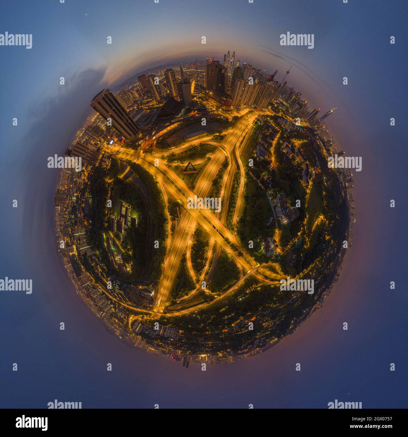 360 degree night sky hi-res stock photography and images - Alamy